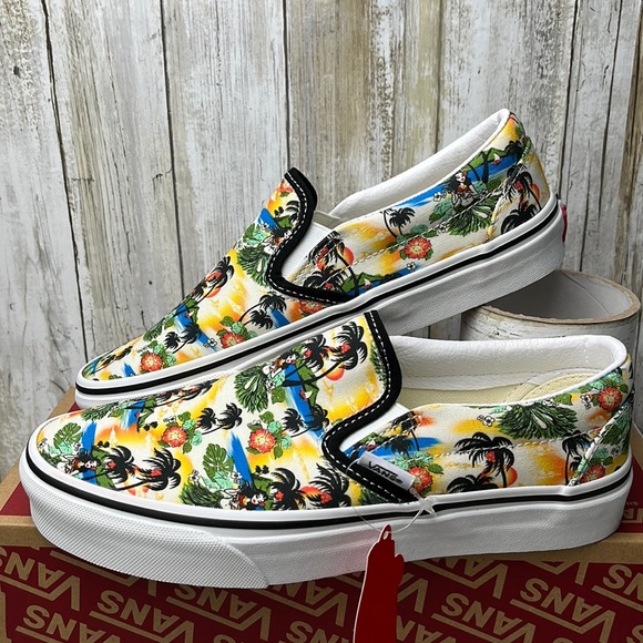 Vans | Shoes | Vans Classic Slip On Aloha Sneaker Aga | Poshmark